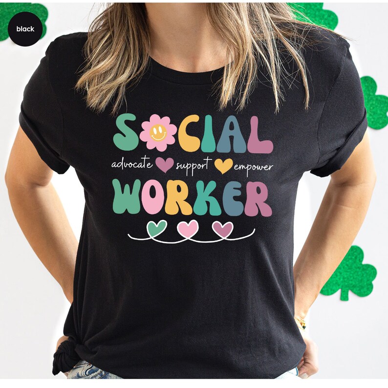 Cute Social Work Shirt, Social Worker Appreciation T-shirt, Social ...