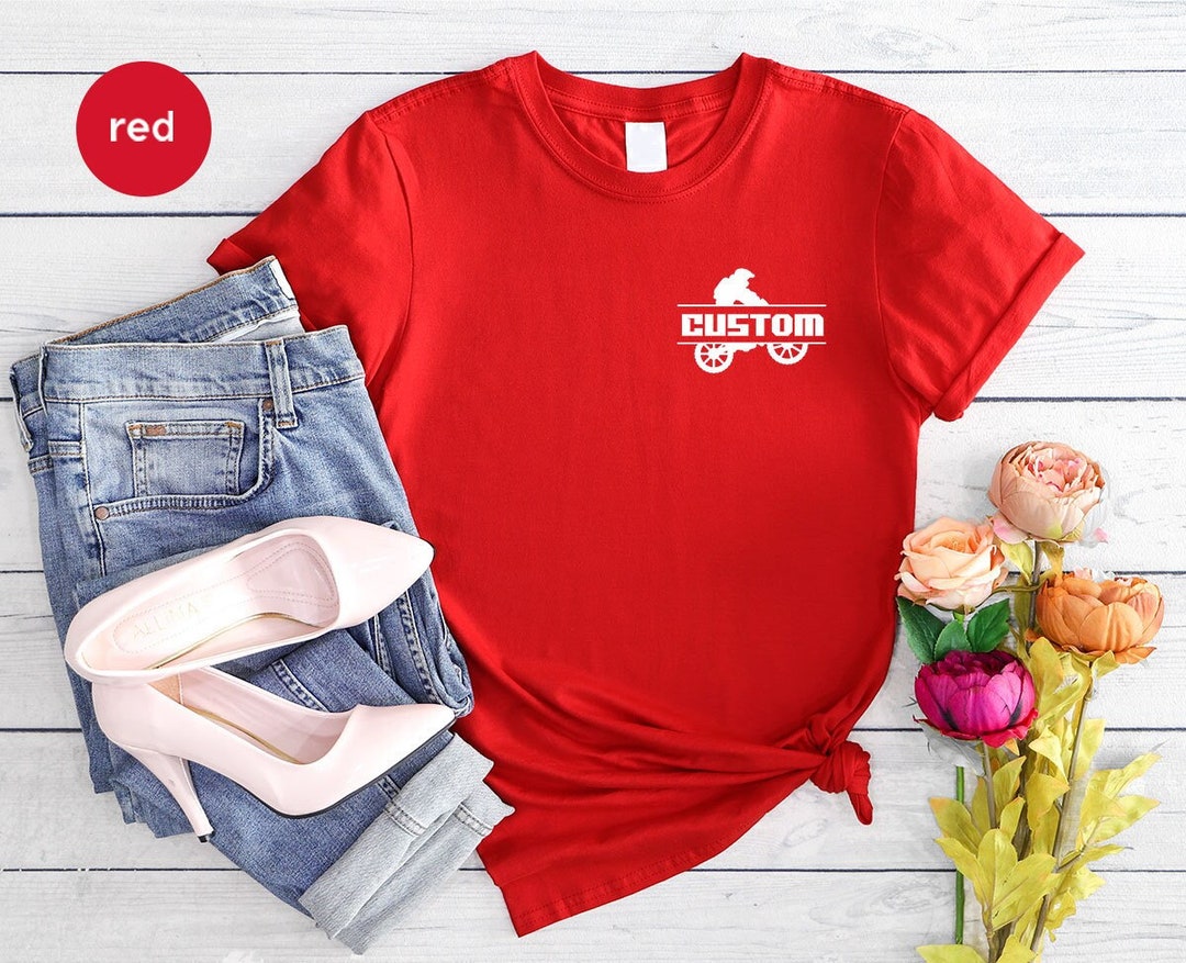 Motocross Pocket Shirt, Personalized Biker Gifts, Custom Motorcycle ...