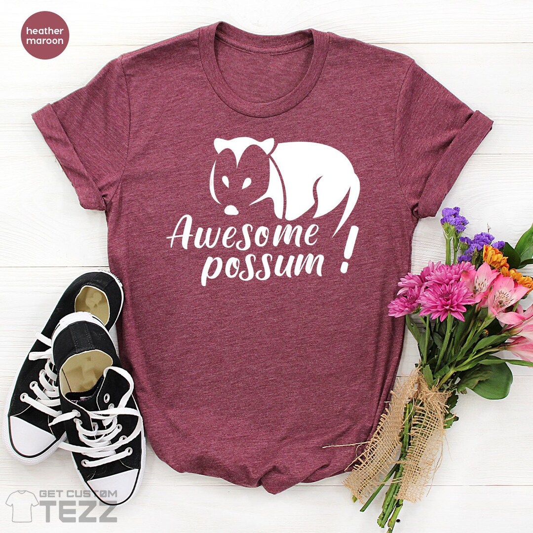 Possum T Shirt, Funny Opossum Shirt, Awesome Possum Shirts, Funny ...