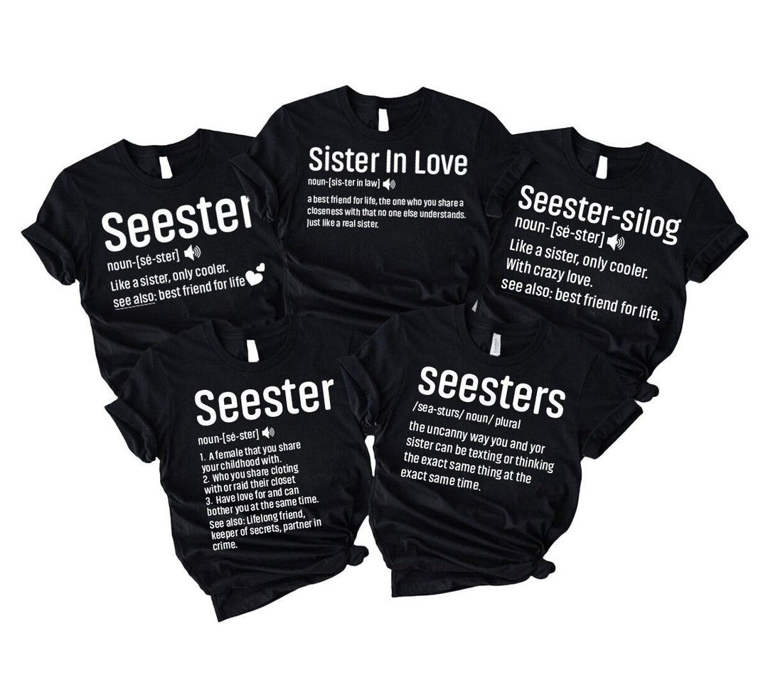Personalized Sister Shirt, Gifts for Sister, Customized Gifts, Birthday ...