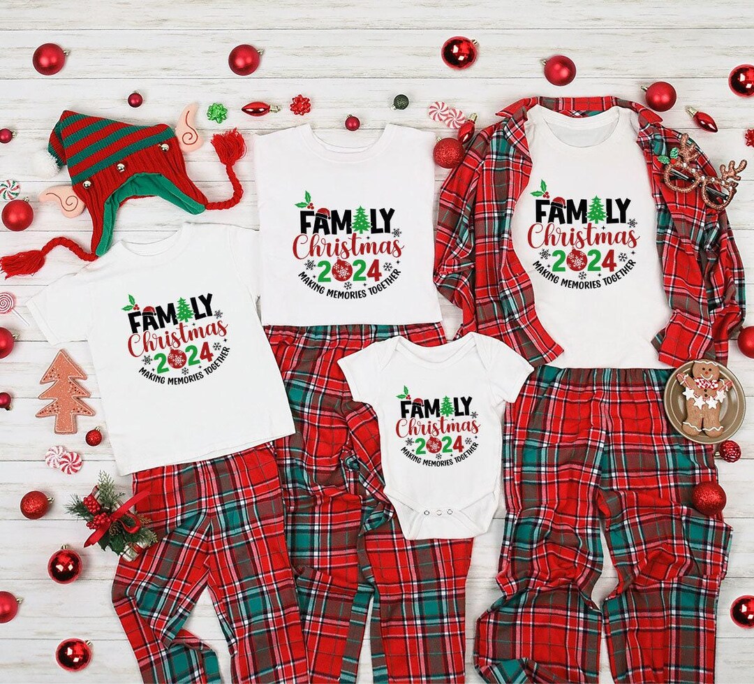 Family Matching Christmas T-shirt, Holiday Shirt, Family Christmas Tees ...