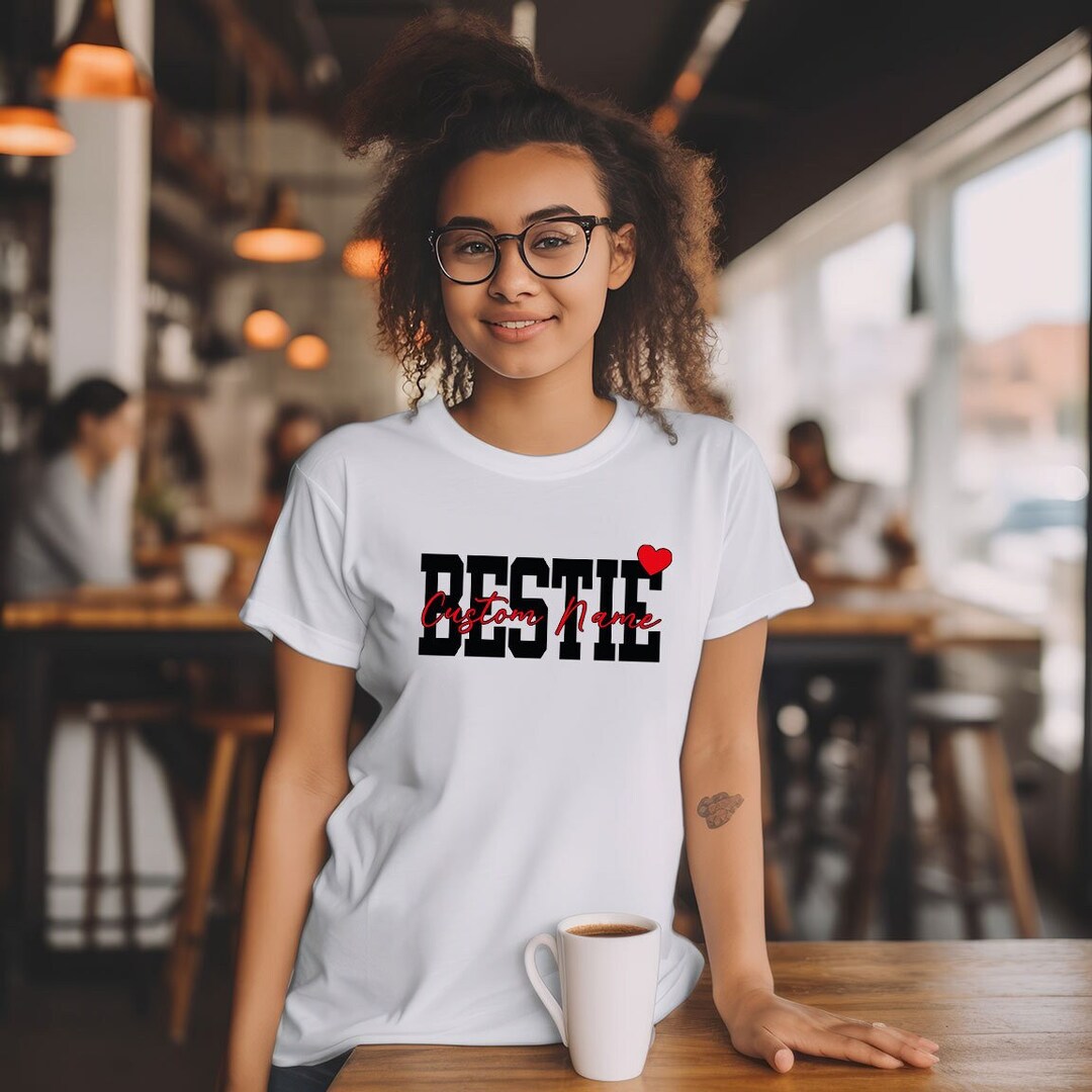 Custom Bestie Shirt, Best Friend Shirt, Bestie Matching Tee, Best ...