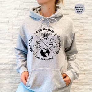Environmental Hoodies, Earth Day Sweatshirts, Awareness Long Sleeve ...