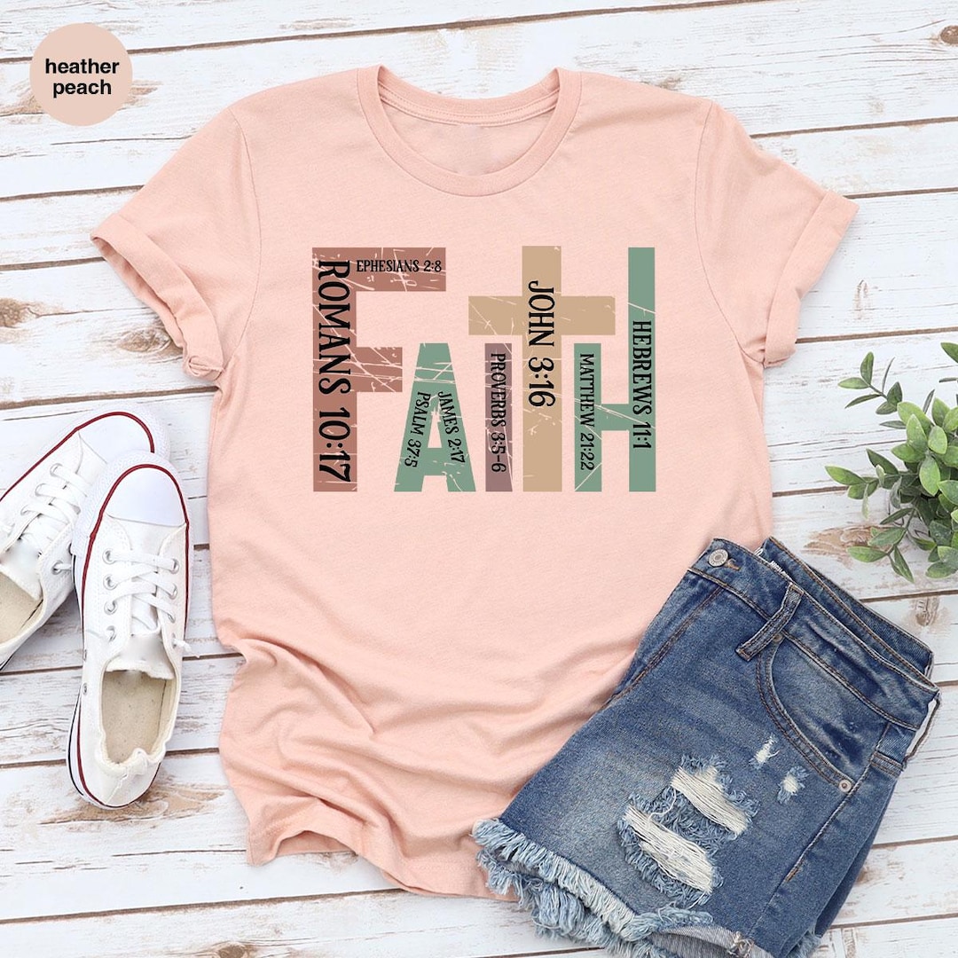 Christian Cross Graphic Tees, Genderneutral Adult Tshirts,christian ...