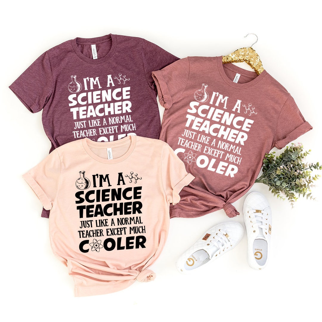 Cool Science Teacher Shirt, Science Teacher T-shirt, Gift for Science ...