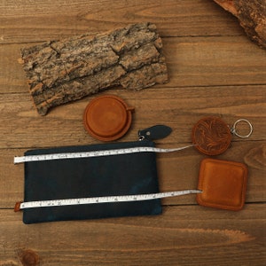 Personalized Leather Tape Measure: 60-inch Retractable Measuring Tape ...
