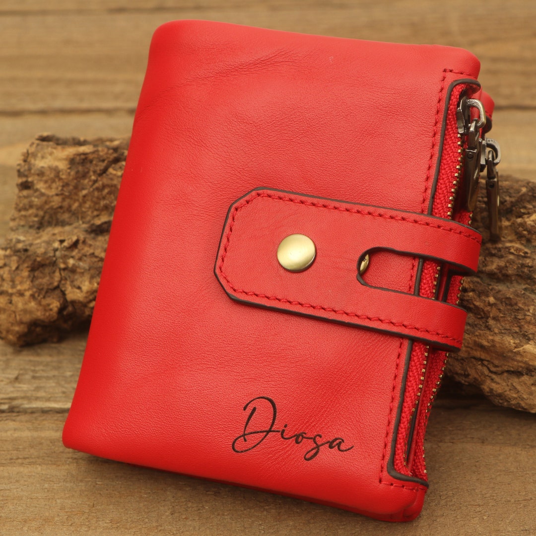 Personalized Leather Wallets, RFID Blocking Wallets With Custom ...