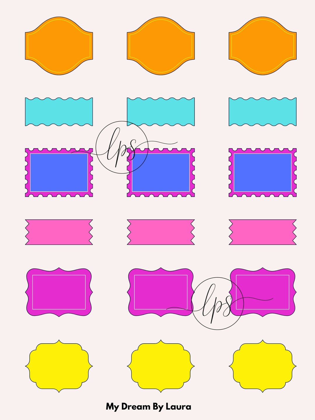 Sticker Tags, Planner Tags, Planner Stickers, Stickers, Digital ...