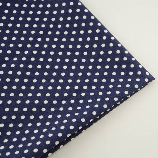 Blue Dot Fabric - Etsy UK