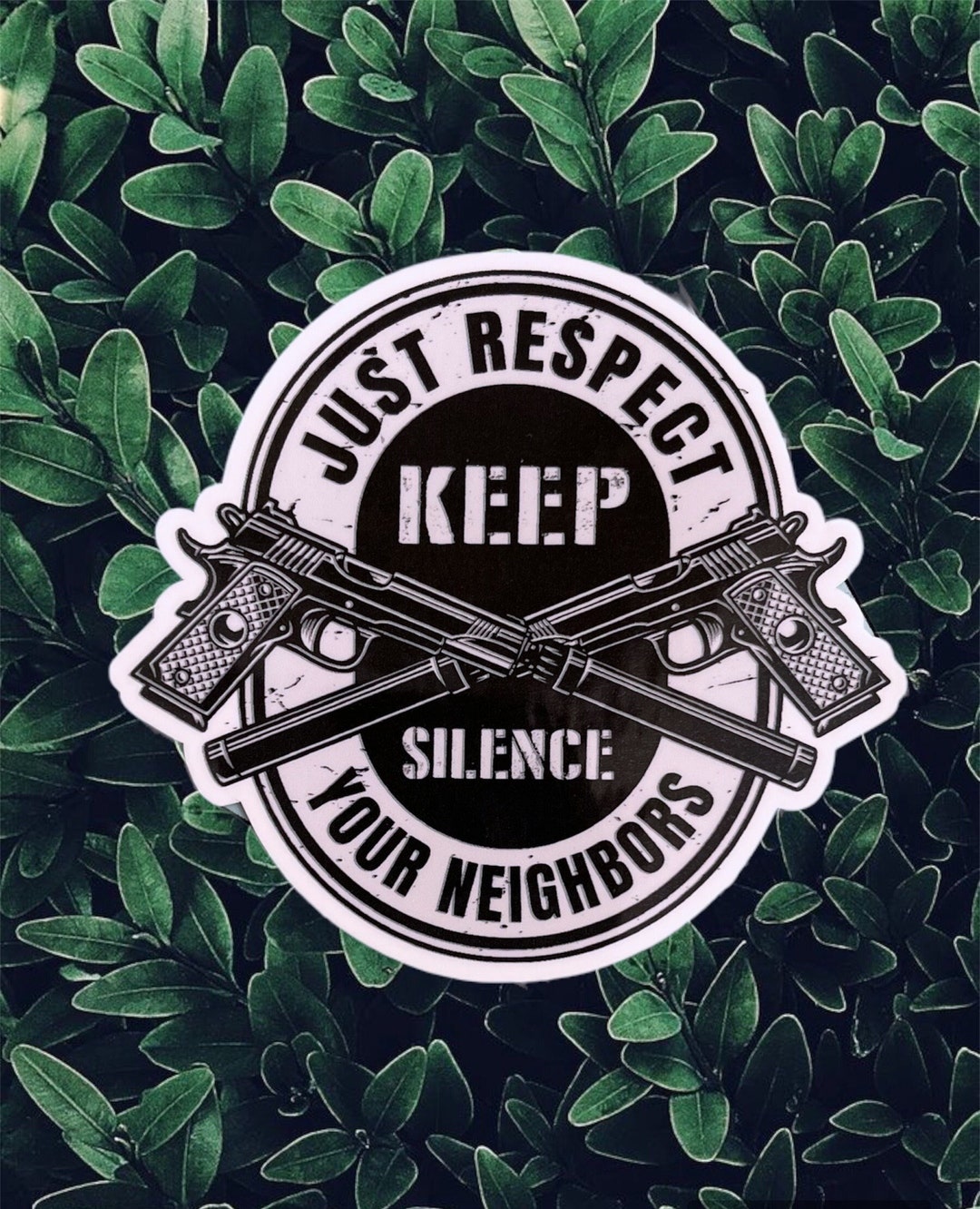 Respect Your Neighbor, Sniper ,hand Made Sticker, Waterproof Sticker ...