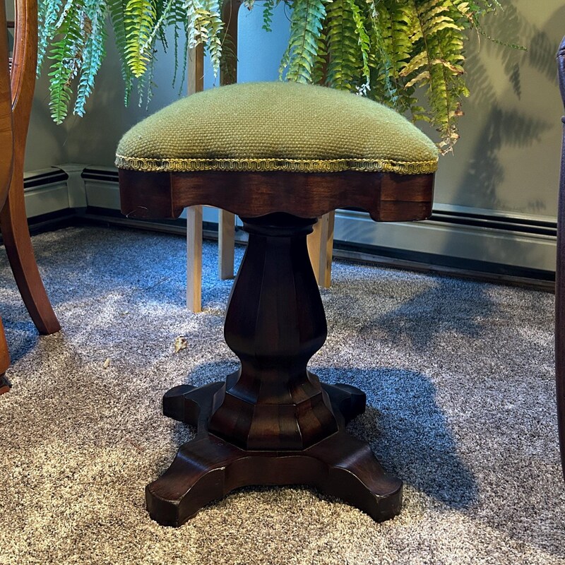 Antique Piano Stool - Etsy