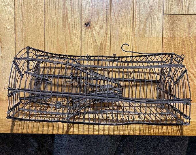 Victorian Mouse Live Trap Wire Cage Humane Trap - Etsy