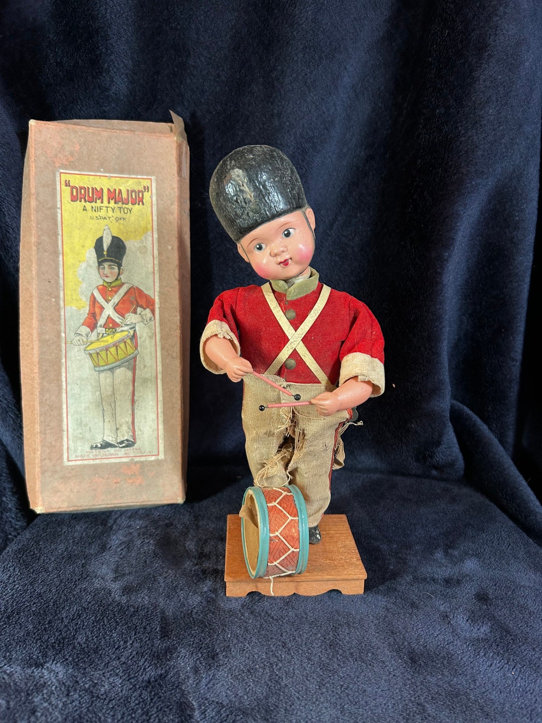 Vintage Drummer Boy Wind-up Celluloid Toy Pre-war Japan as Is - Etsy