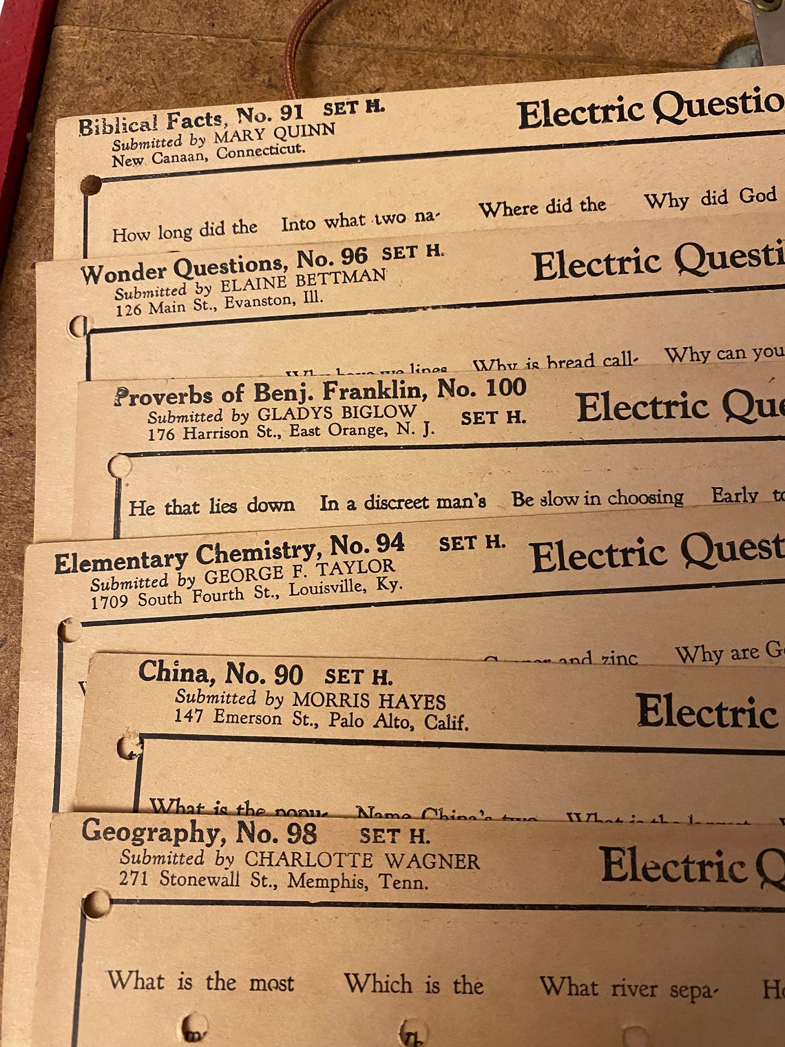 Knapp Electric Questioner Early Electronic Game With Winchester Unit ...