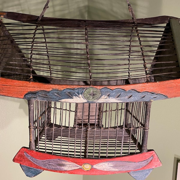 Wooden Bird Cage - Etsy