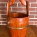 Chinese Wooden Well Water Bucket Beautifully Hand Crafted Oval ...