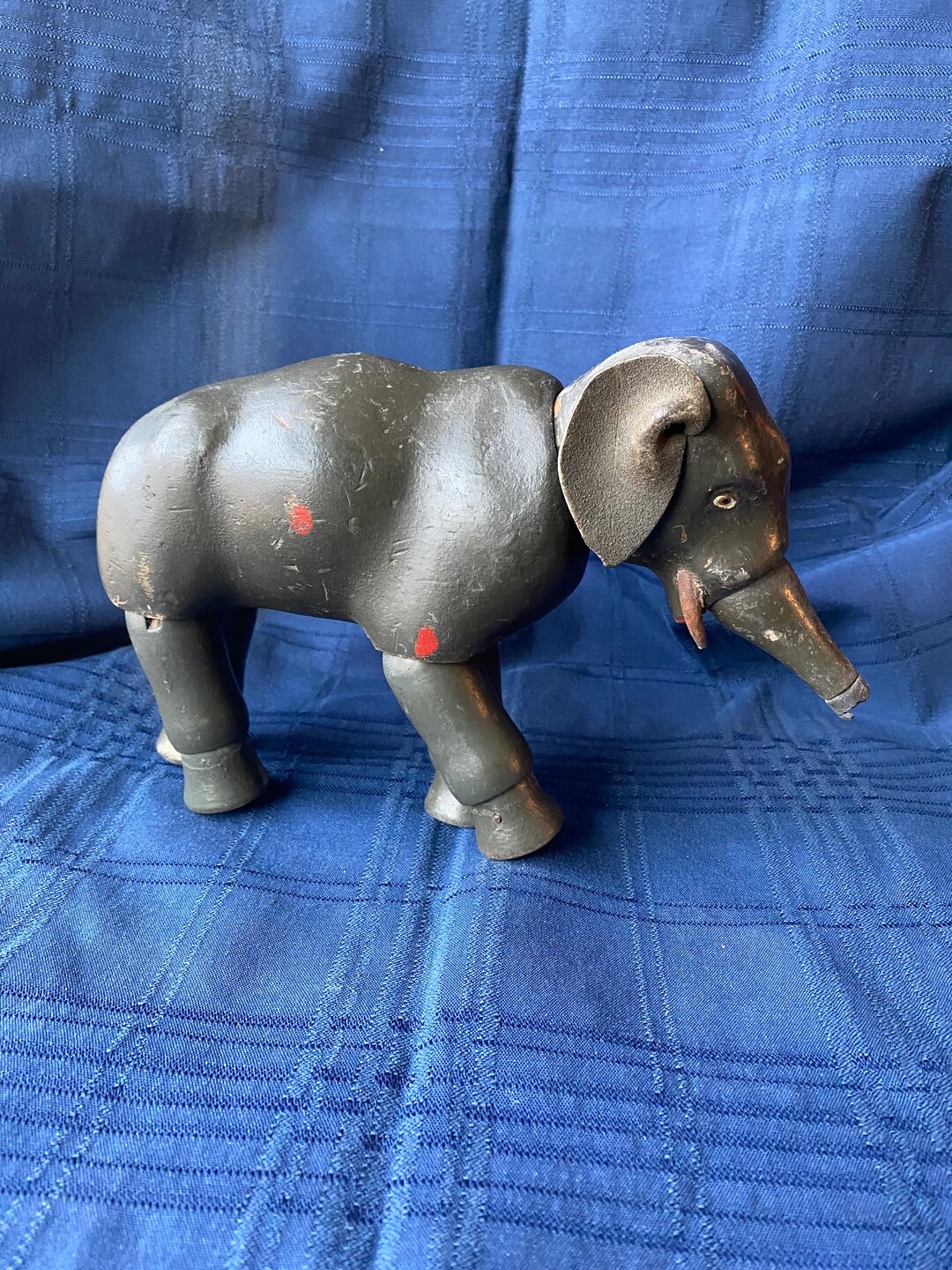 Schoenhut Elephant Carved Jointed Wood Humpy Dumpty Circus 1920's - Etsy