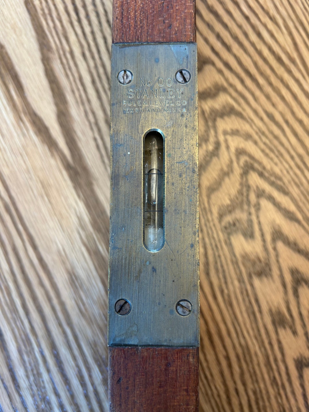 Antique Stanley 18" Level No 00 Stanley Rule & Level Co New Britain ...