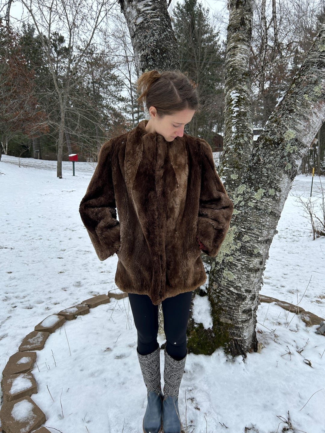 Vintage Sheared Beaver Jacket With Flared Sleeves - Etsy