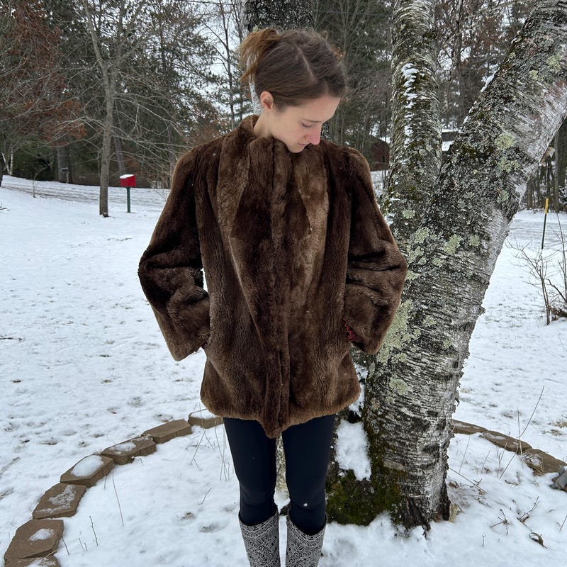 Vintage Fur Jacket - Etsy