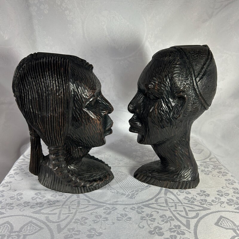 Ebony Head Sculpture - Etsy