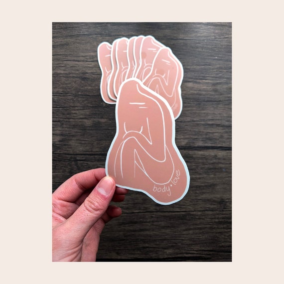Body Love Sticker Body Positivity Decor Feminist Sticker | Etsy