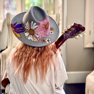Flower Power Fedora - Etsy