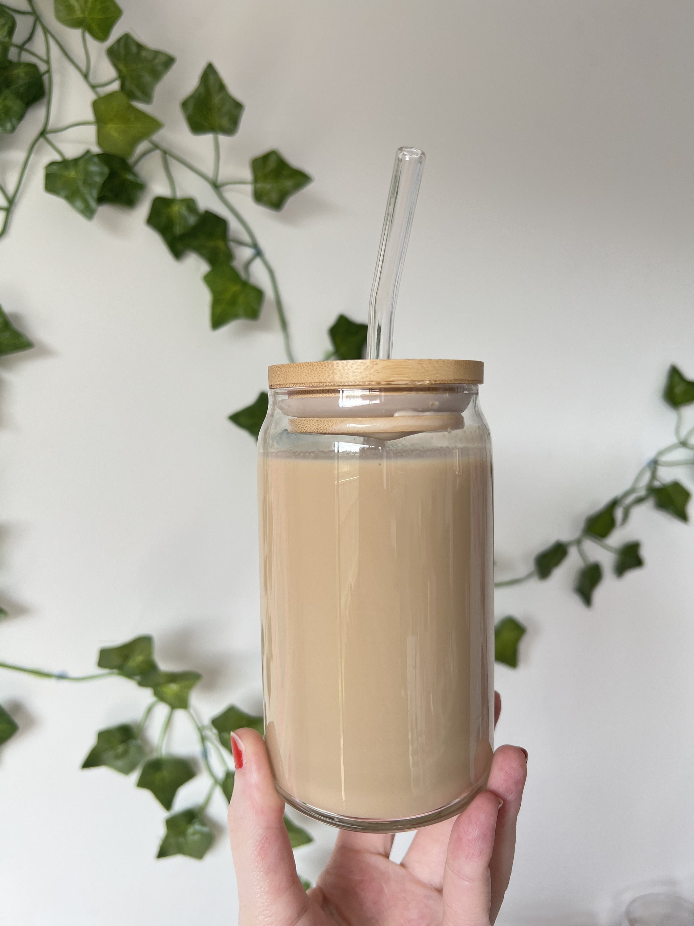 Plain Blank Iced Coffee Cup | Libbey Beer Soda Glass Can | Aesthetic ...