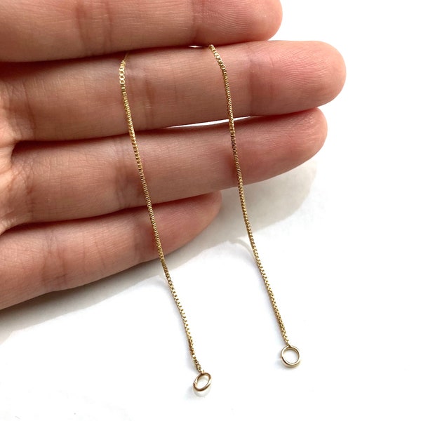 Ear Thread Earrings - Etsy