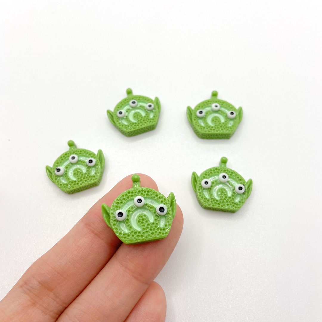 Cute Cartoon Alien Roll Cake Decoden Cabochon Charms, Resin Food Charm ...