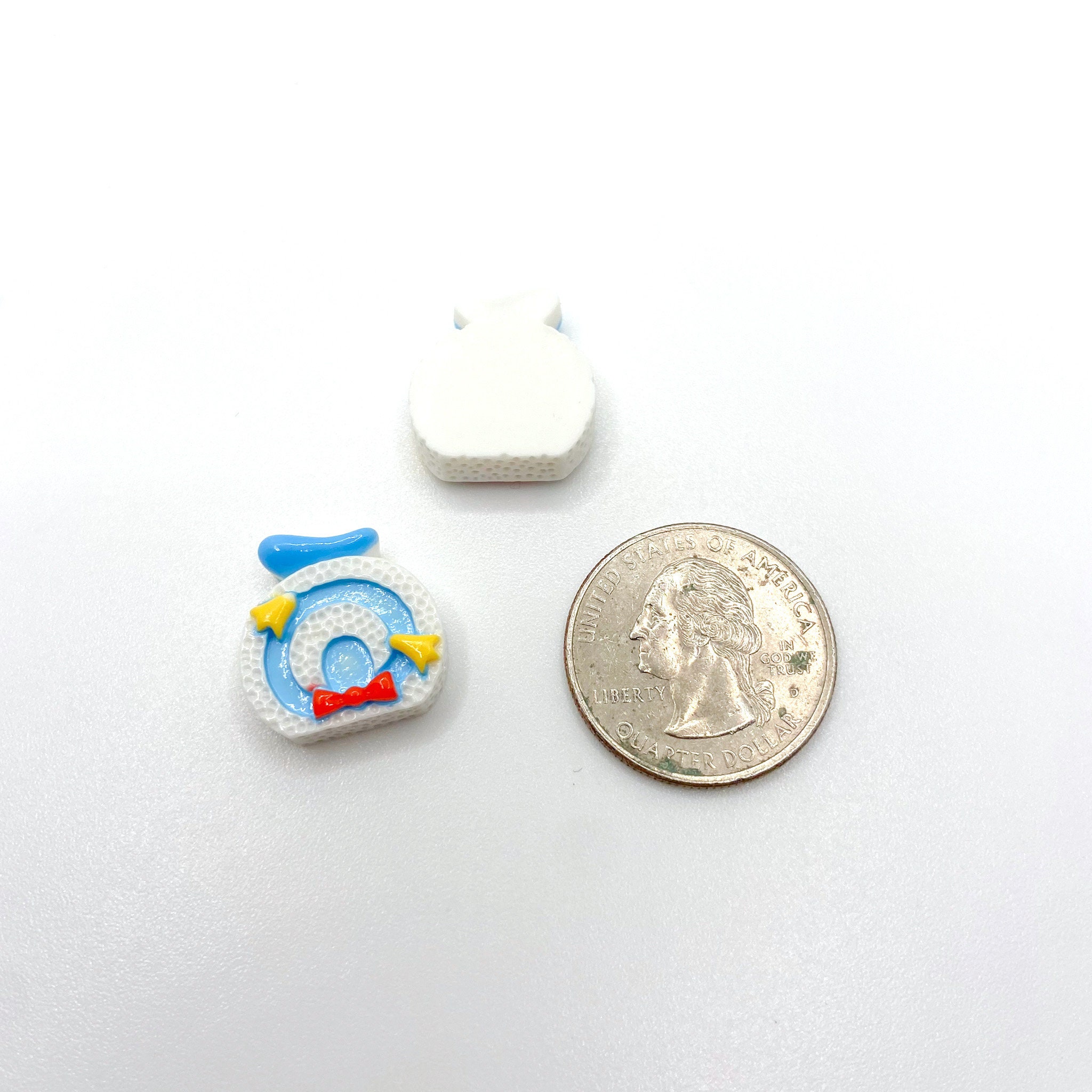 Cute Cartoon Duck Roll Cake Decoden Cabochon Charms Resin - Etsy