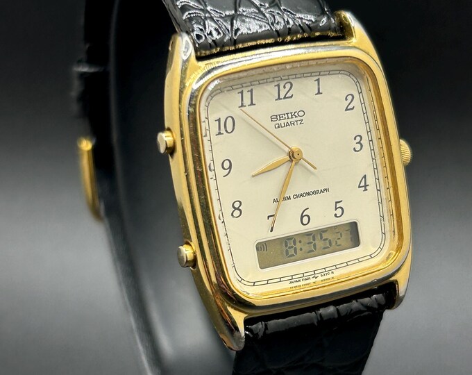 Vintage Seiko H601-5430 Alarm Chronograph Men’s Quartz Watch, Analog ...