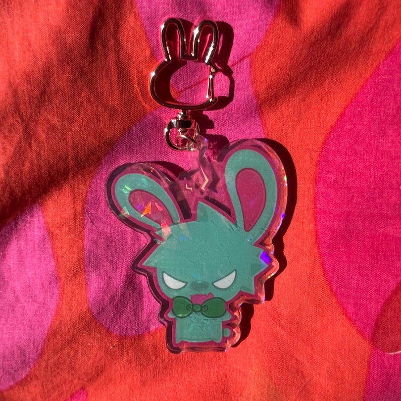 Alien Stage: Bunnies Keychains - Etsy