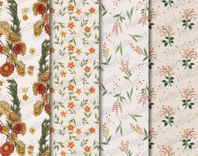 Cottagecore Paper Country Life Pattern Cozy Patterns Planner - Etsy