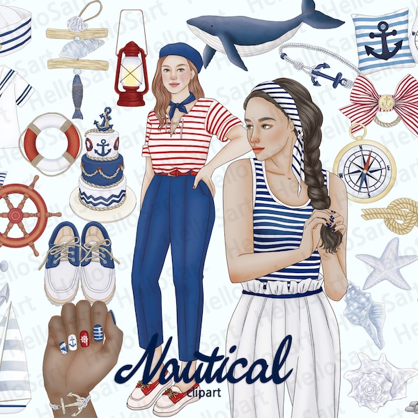 Sailing Clipart - Etsy UK