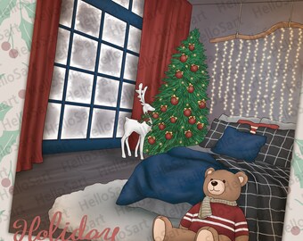 Easter in Wonderland: Scene Planner Graphic Planner Sticker - Etsy