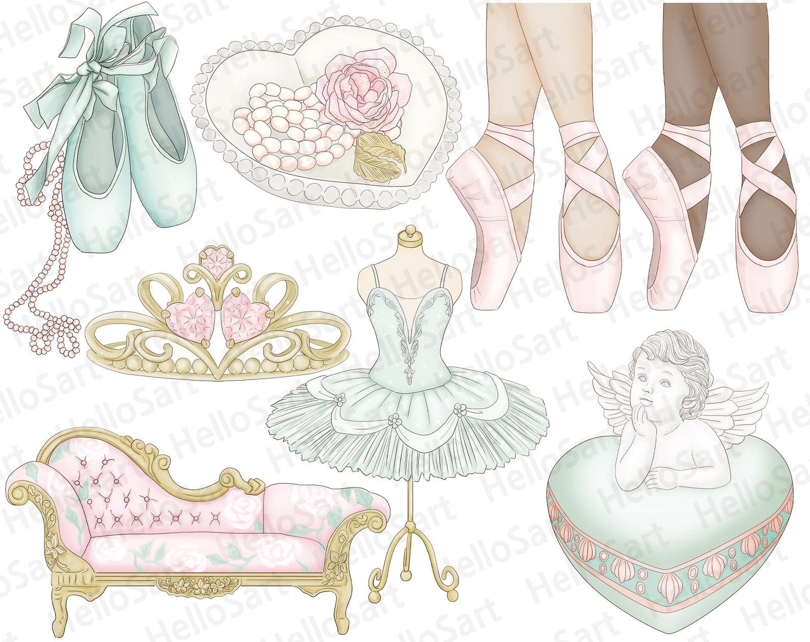 Ballerina Clipart Ballet Clipart Dancer Clipart Tutu Clipart - Etsy