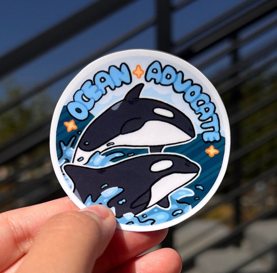 Ocean Advocate STICKER SET Glossy Waterproof Ocean-themed Stickers - Etsy