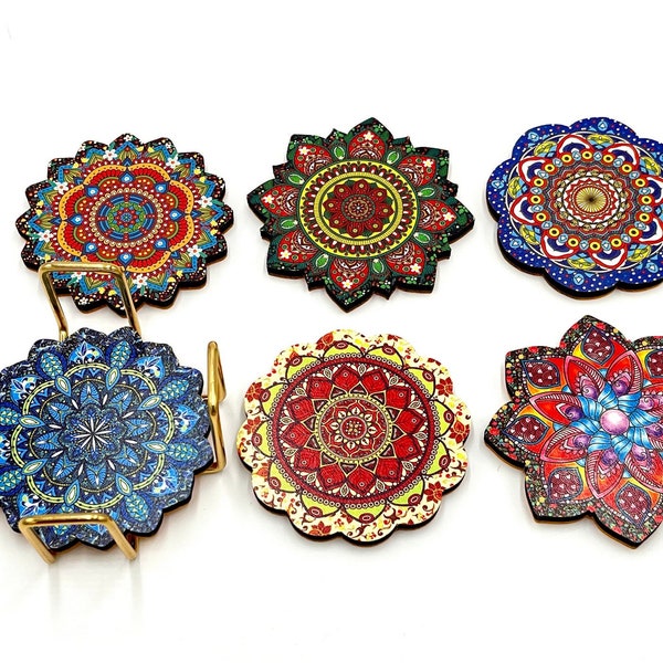 Moroccan Coasters - Etsy