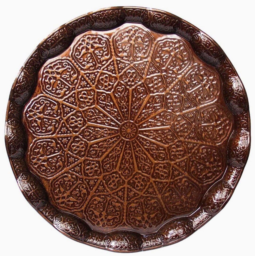 Turkish Ottoman Coffee Tea Espresso Beverage Serving Tray - Etsy