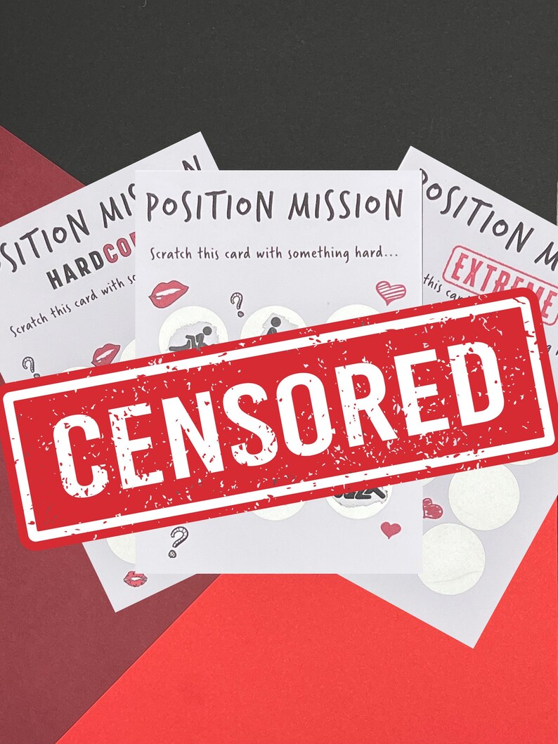 Naughty Scratch Card Birthday Scratch Card Sex Positions Etsy Australia