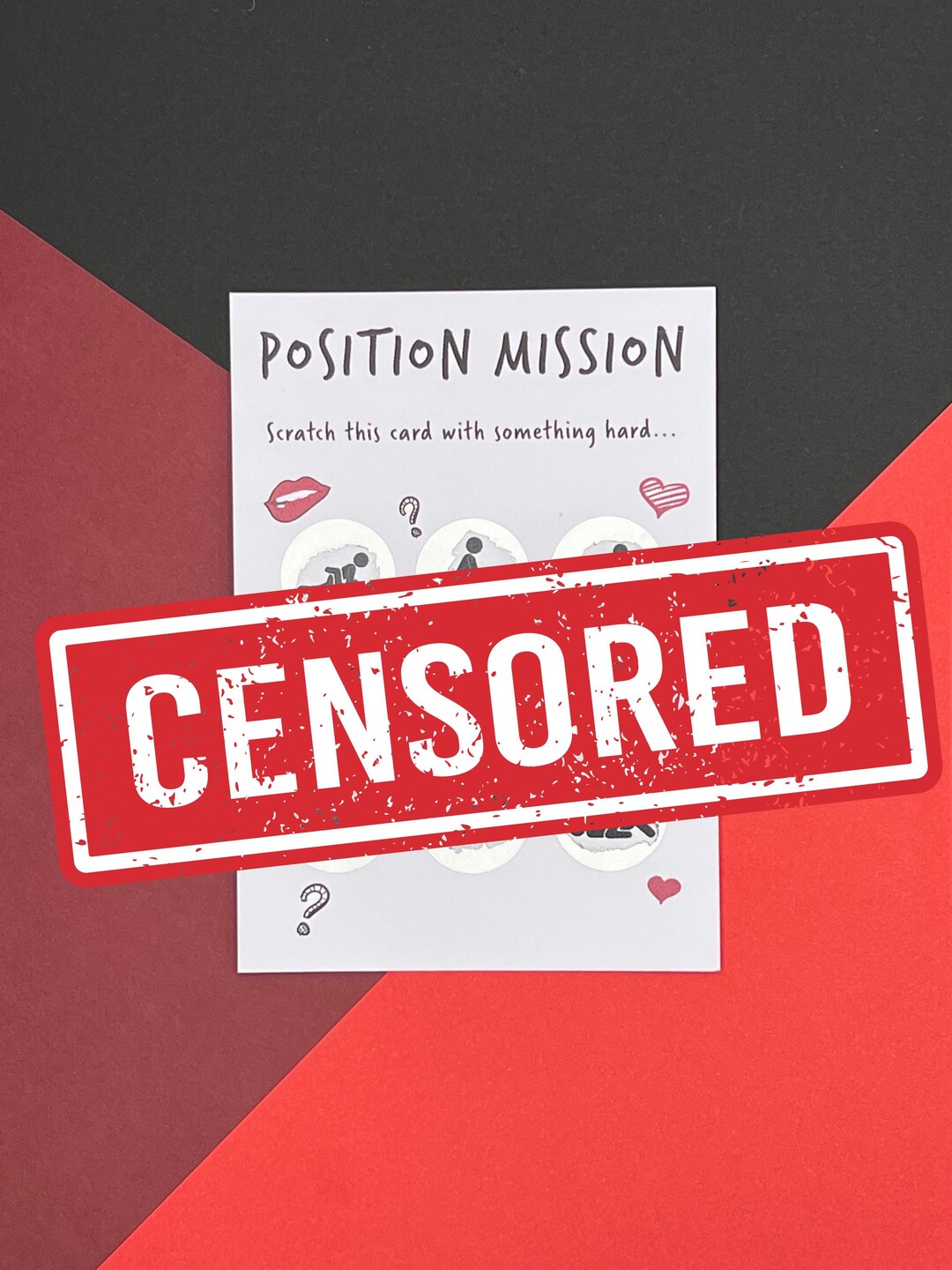 Sex Scratch Card Position Mission Date Night Scratch Card Etsy