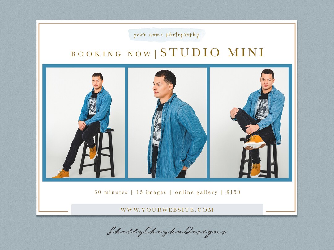 Mini Session Template, Studio Mini Session, Photography Template ...