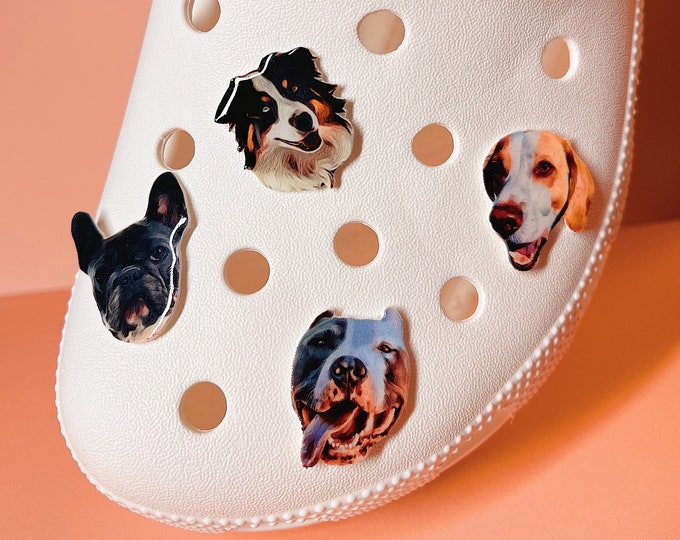 Custom Dog Croc Charms, Dog & Cat Croc Charm - Etsy