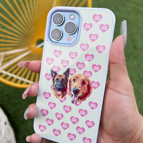 Custom Dog Illustrated Phone Case Gift for Dog Lover Dog - Etsy
