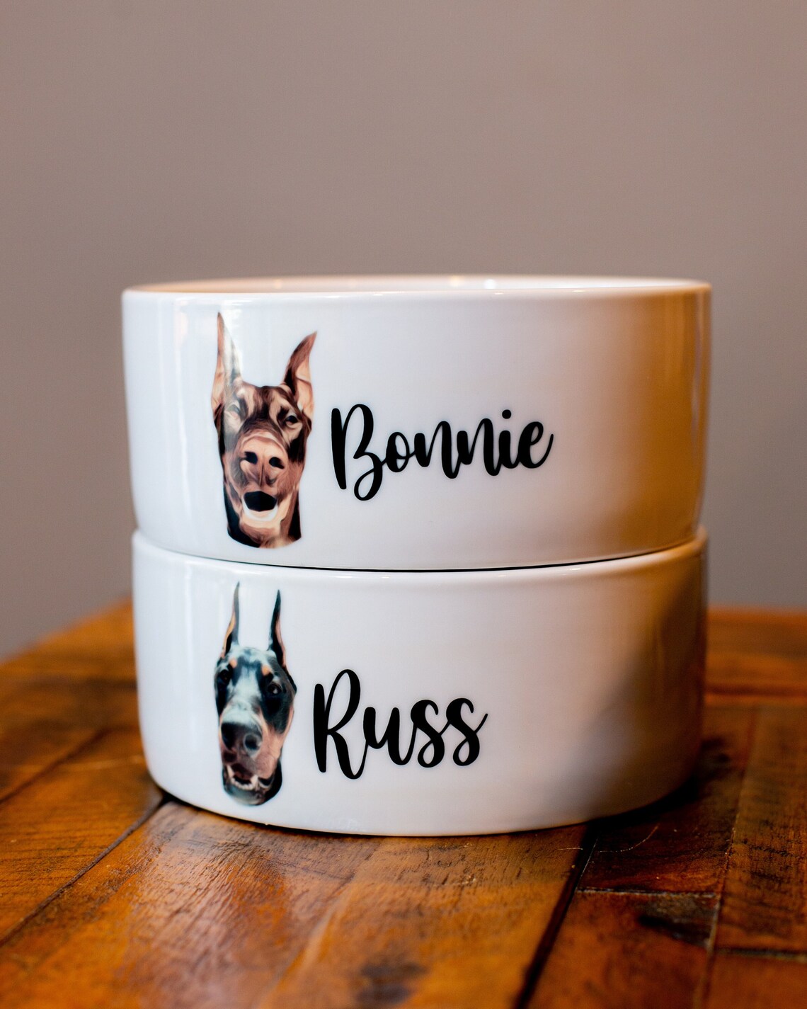 Personalized LARGE Dog Bowl, Custom Dog Bowl, Dog Gift - Etsy