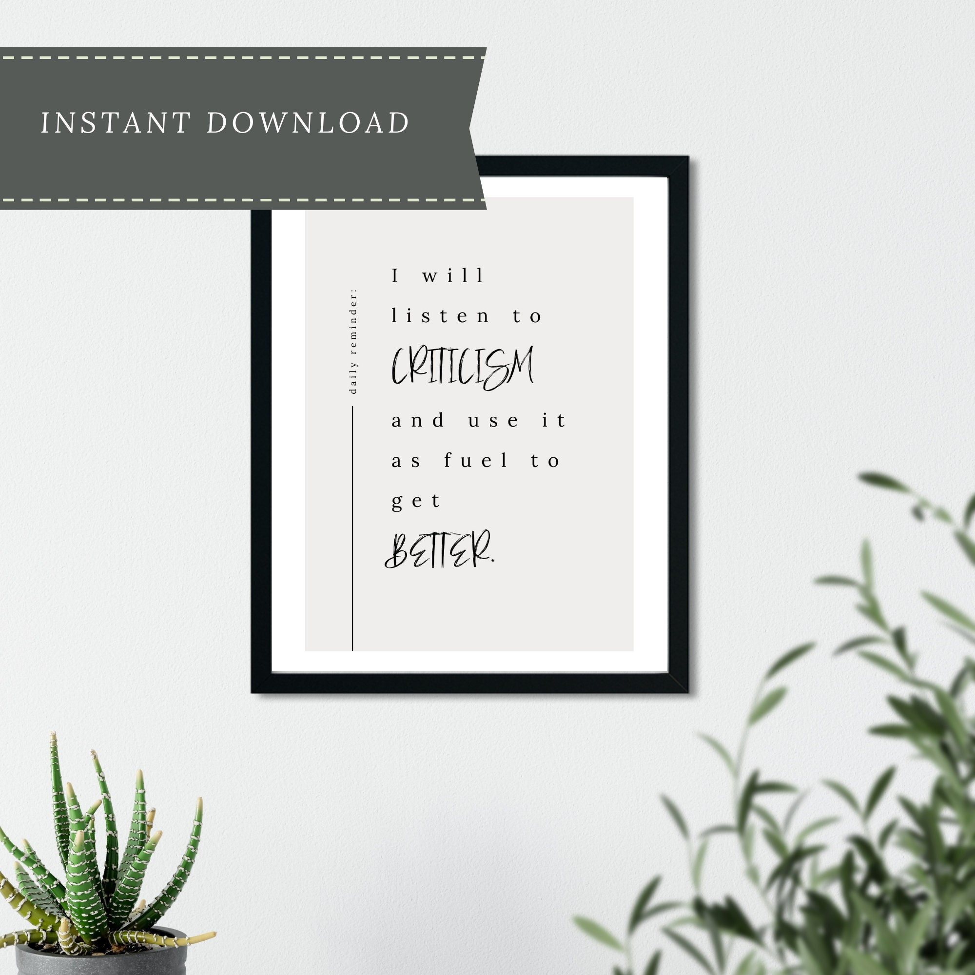 Motivational Quotes for Work | Printable Wall Art | Inspirational Quote ...