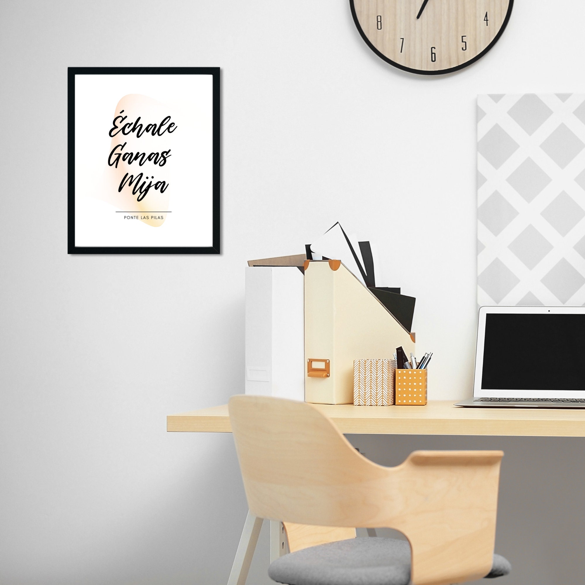 Echale Ganas Mija | You Can Do It Spanish Quote | Encouragement Print ...