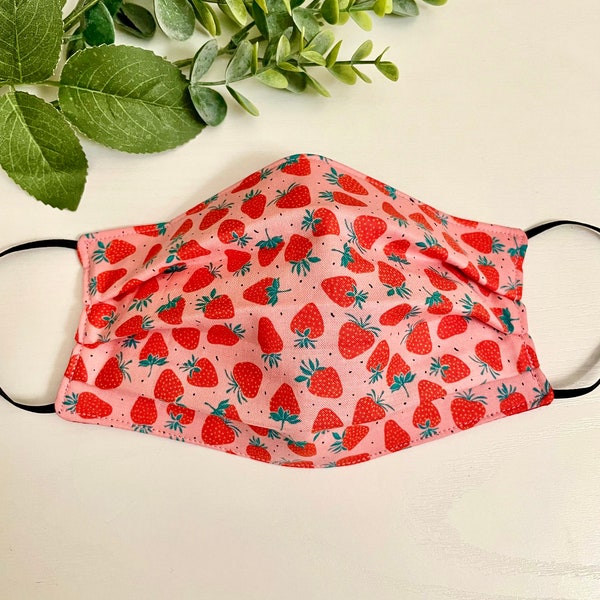 Strawberry Mask - Etsy