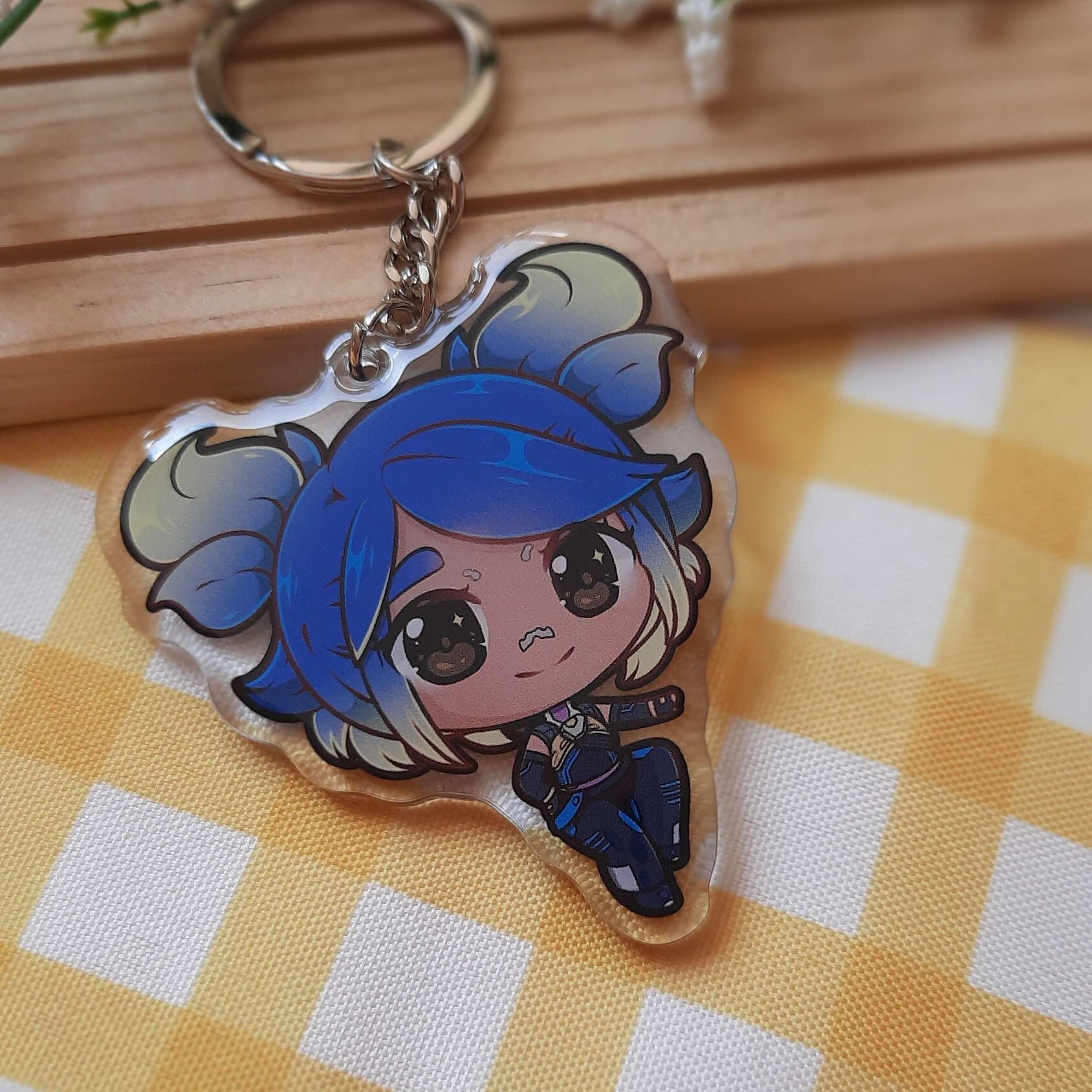 Chibi Agents Acrylic Keychain: Gaming Valorant Charm, Bag Accessory ...